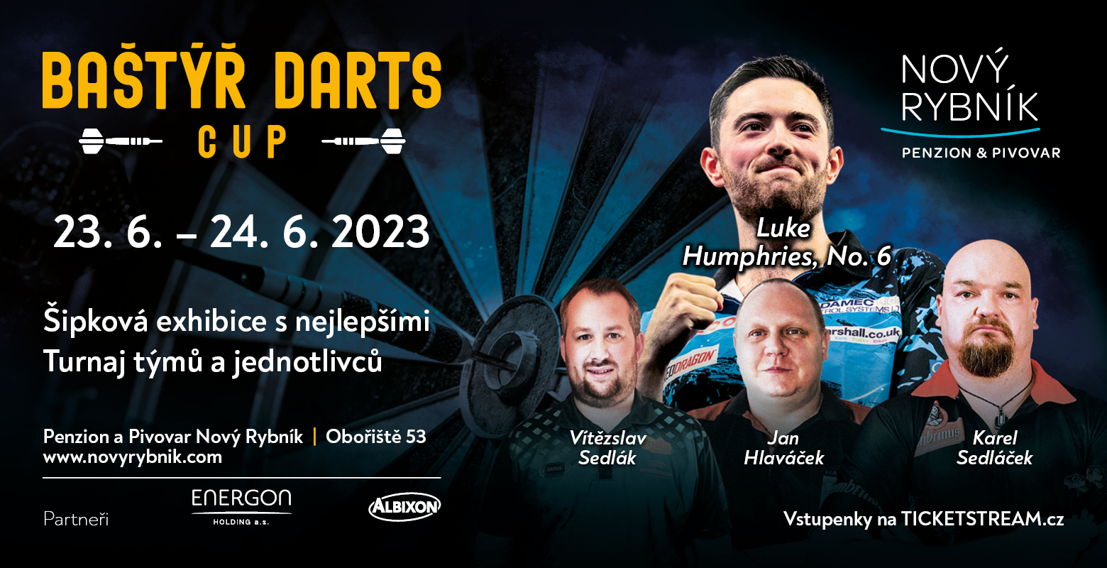 Baštýř Darts Cup 2023 - Vstupenky | Ticketstream